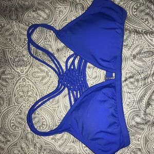 Swim | Royal Blue Triangle Bikini Top | Poshmark